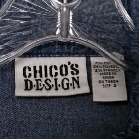 Chico's | Jeans | Chicos Design Denim Ladies Pantsuit Rn79984 | Poshmark